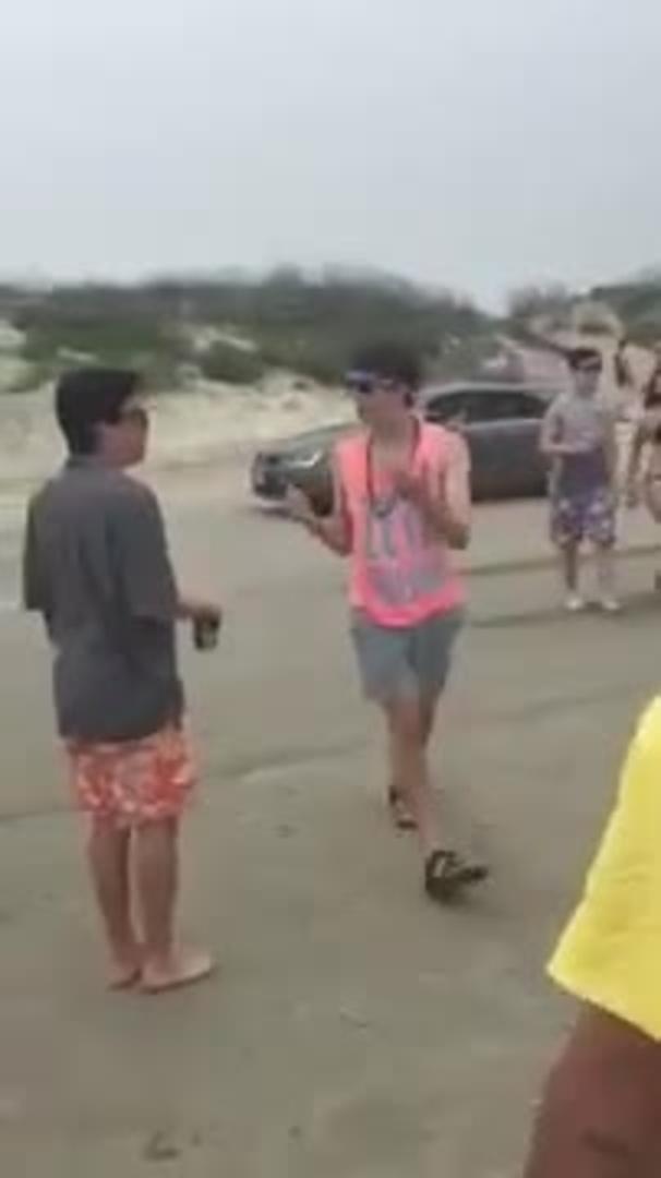 Guy Flips off Crowd, Falls off Truck | Jukin Licensing