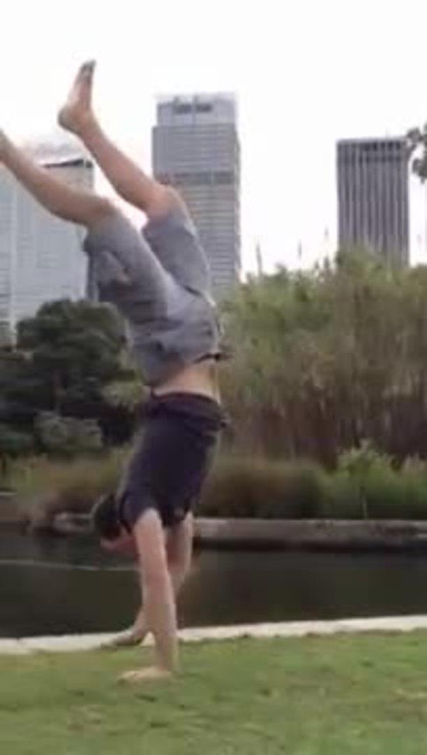 Handstand Between Chairs Fail | Jukin Media Inc