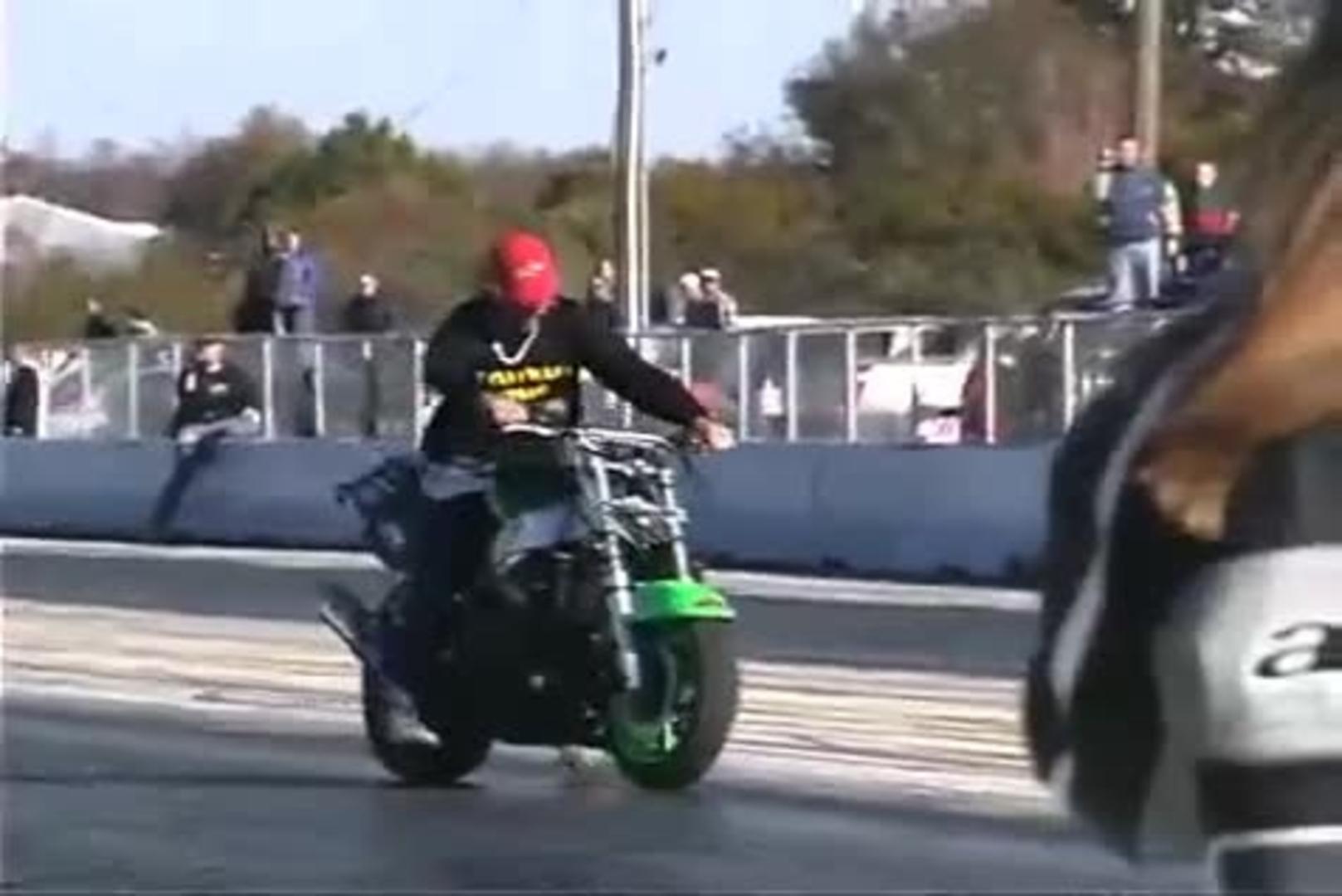 Helmetless Guy Faces Bad Fall After Wheelie Fail | Jukin Licensing