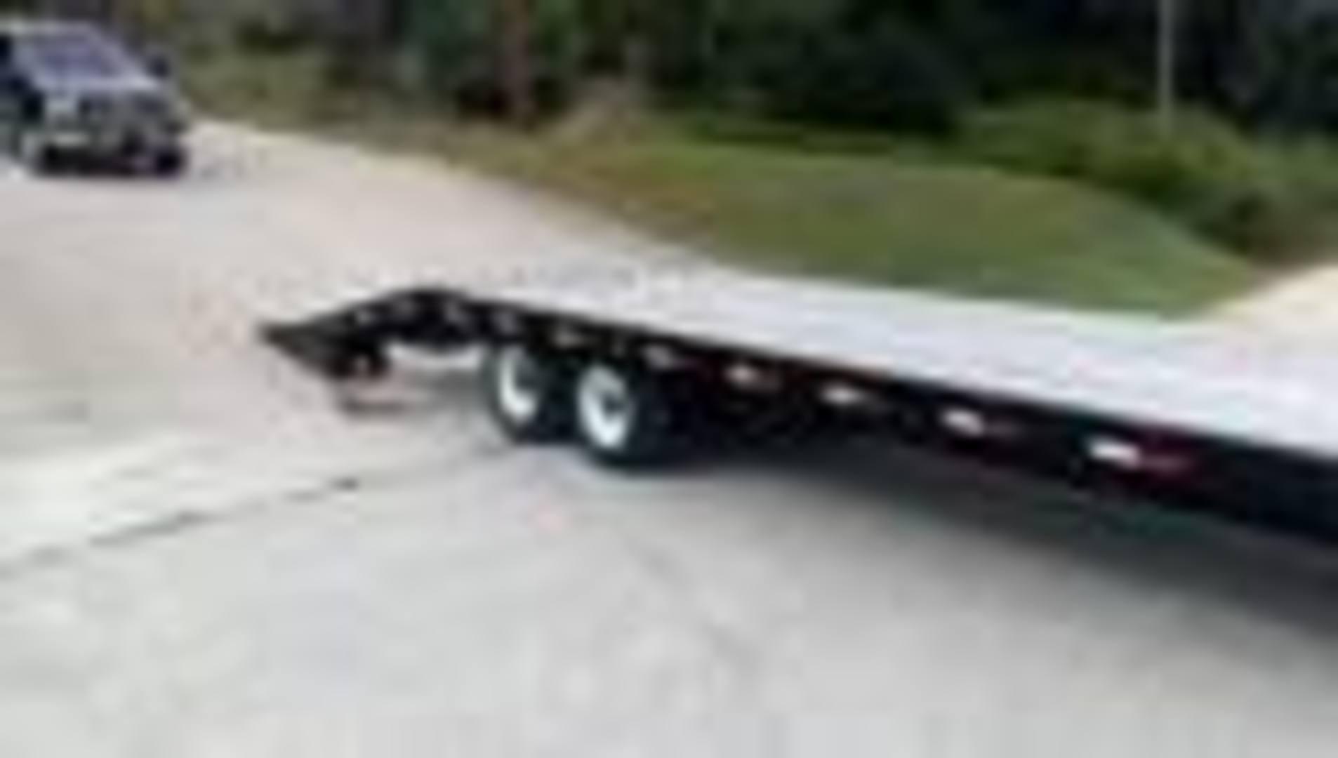 Loading Truck onto Trailer Fail | Jukin Licensing
