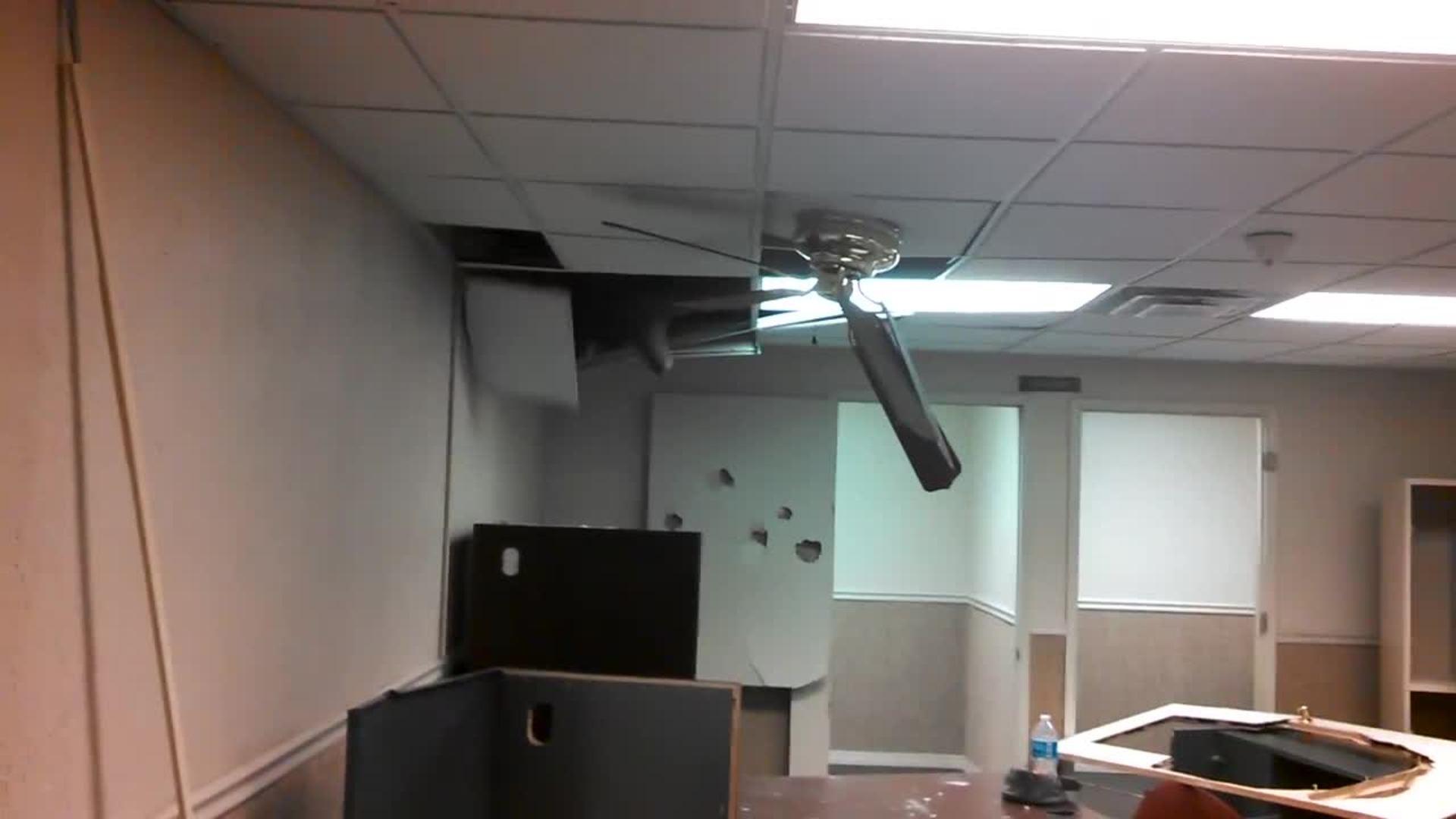 Worker Falls through Office Ceiling | Jukin Media Inc
