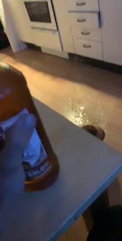 Guy Manages to Catch Bottle of Rum But Spills Soda All Over | Jukin Licensing