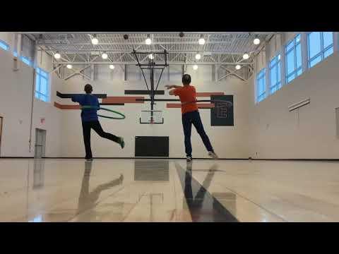 Little Kid Throws Basketball Amazingly Into Hoop Through Flying Ring ...