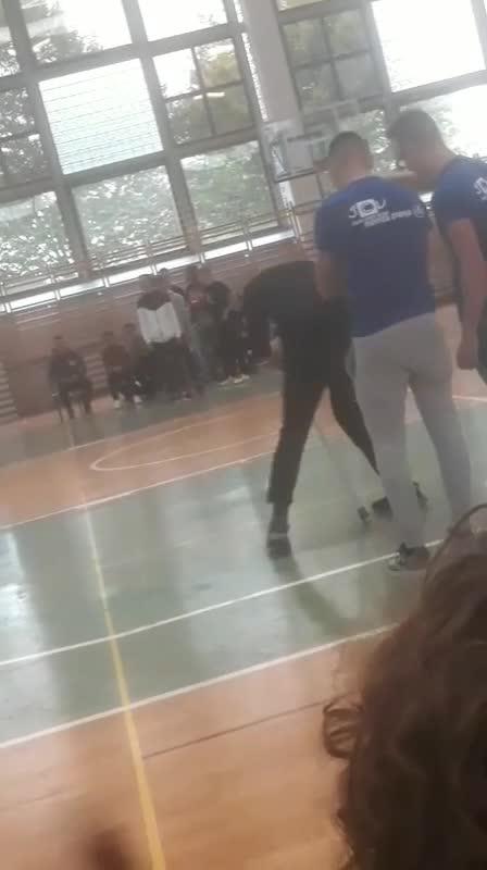 Guy Get Dizzy and Falls After Spinning Around Hockey Stick | Jukin ...