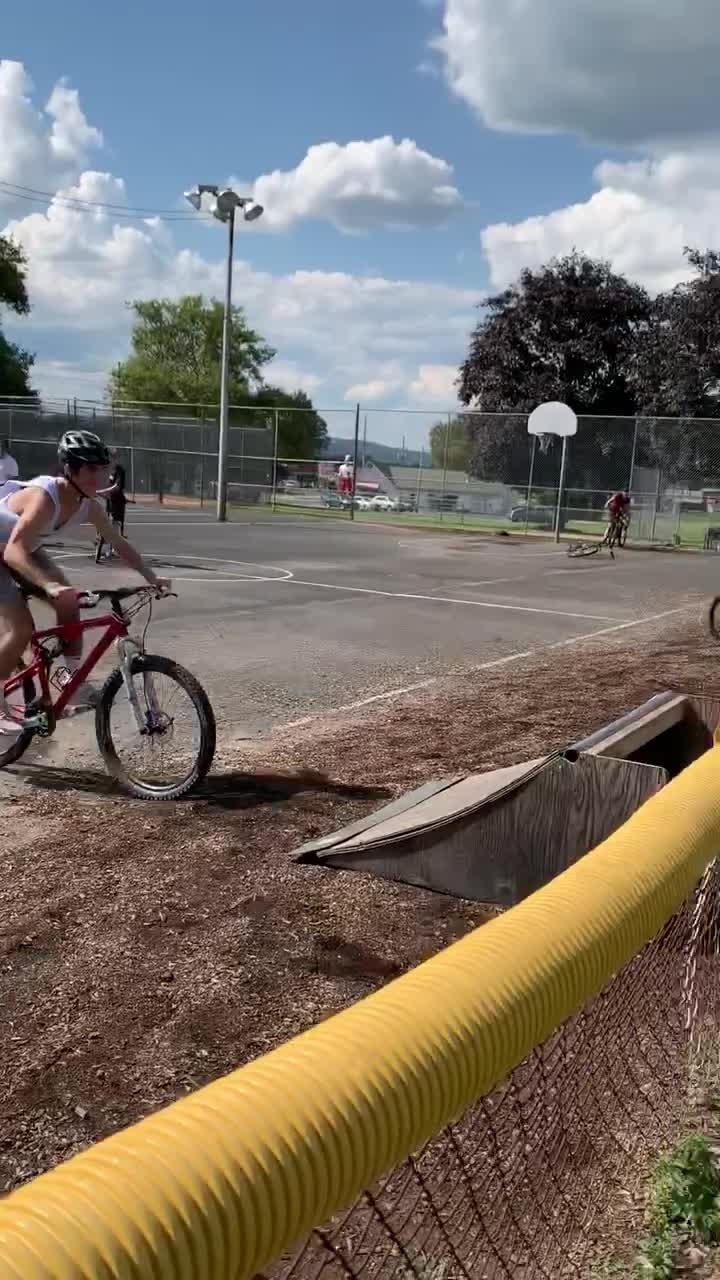 Cyclist Trying to Jump Over Fence off a Ramp Crashes to Ground | Jukin ...