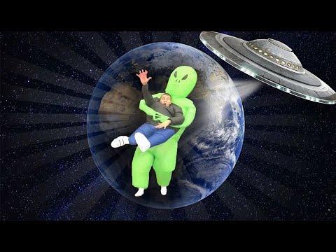 Man Does Amazing Stunt Wearing Inflatable Alien Costume | Jukin Licensing