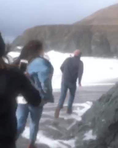 Group of People Gets Hit by Huge Wave | Jukin Licensing