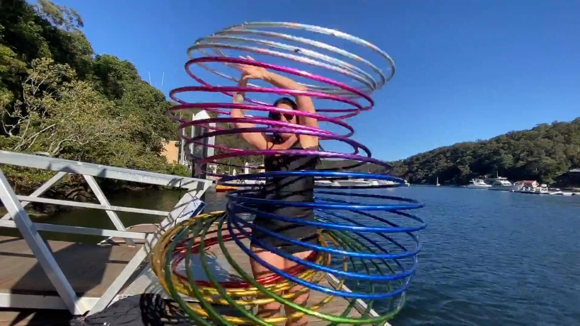 Girl Shows Insane Hula Hooping Tricks by Spinning it on Nose | Jukin ...