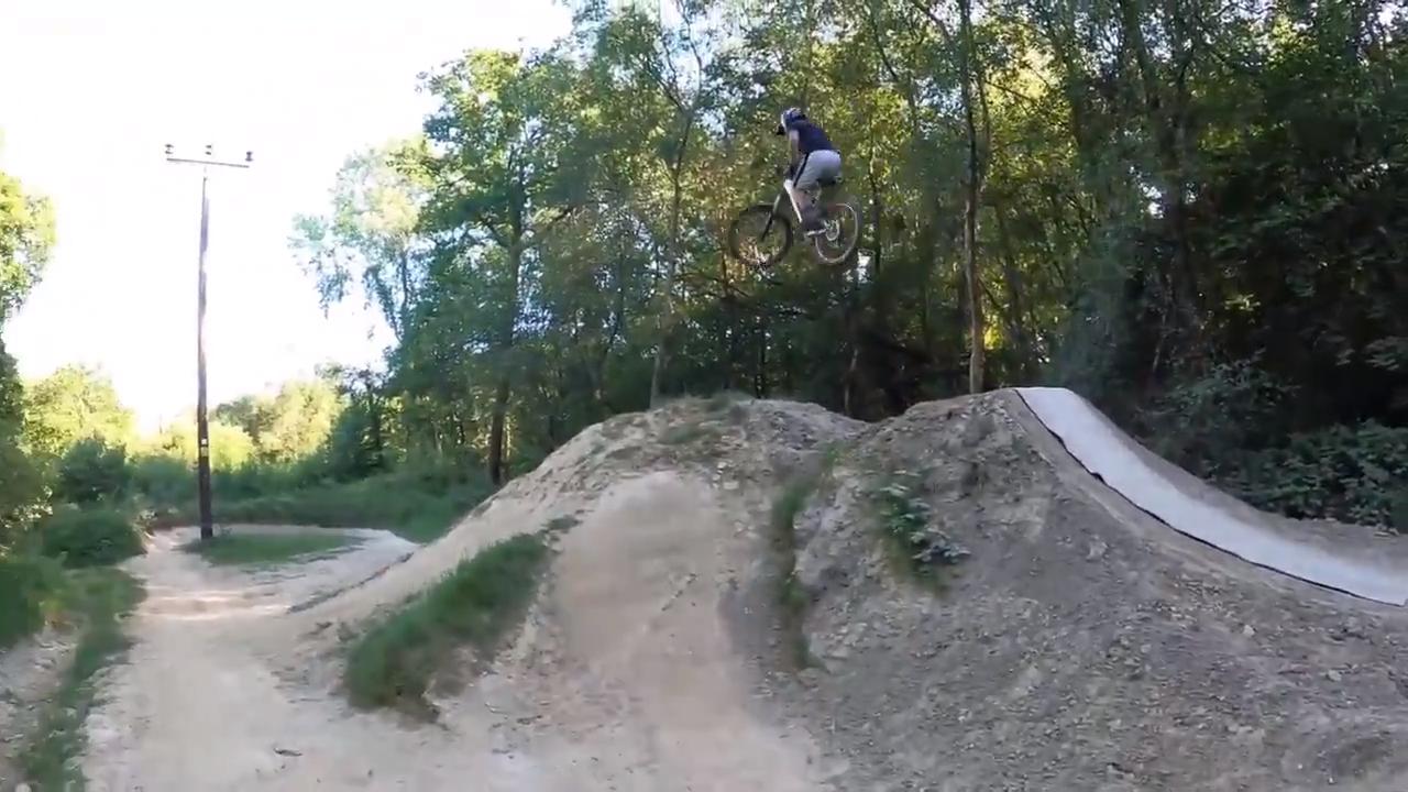 Guys Try Bike Tricks On Pump Tracks And Explore Bike Park | Jukin Licensing