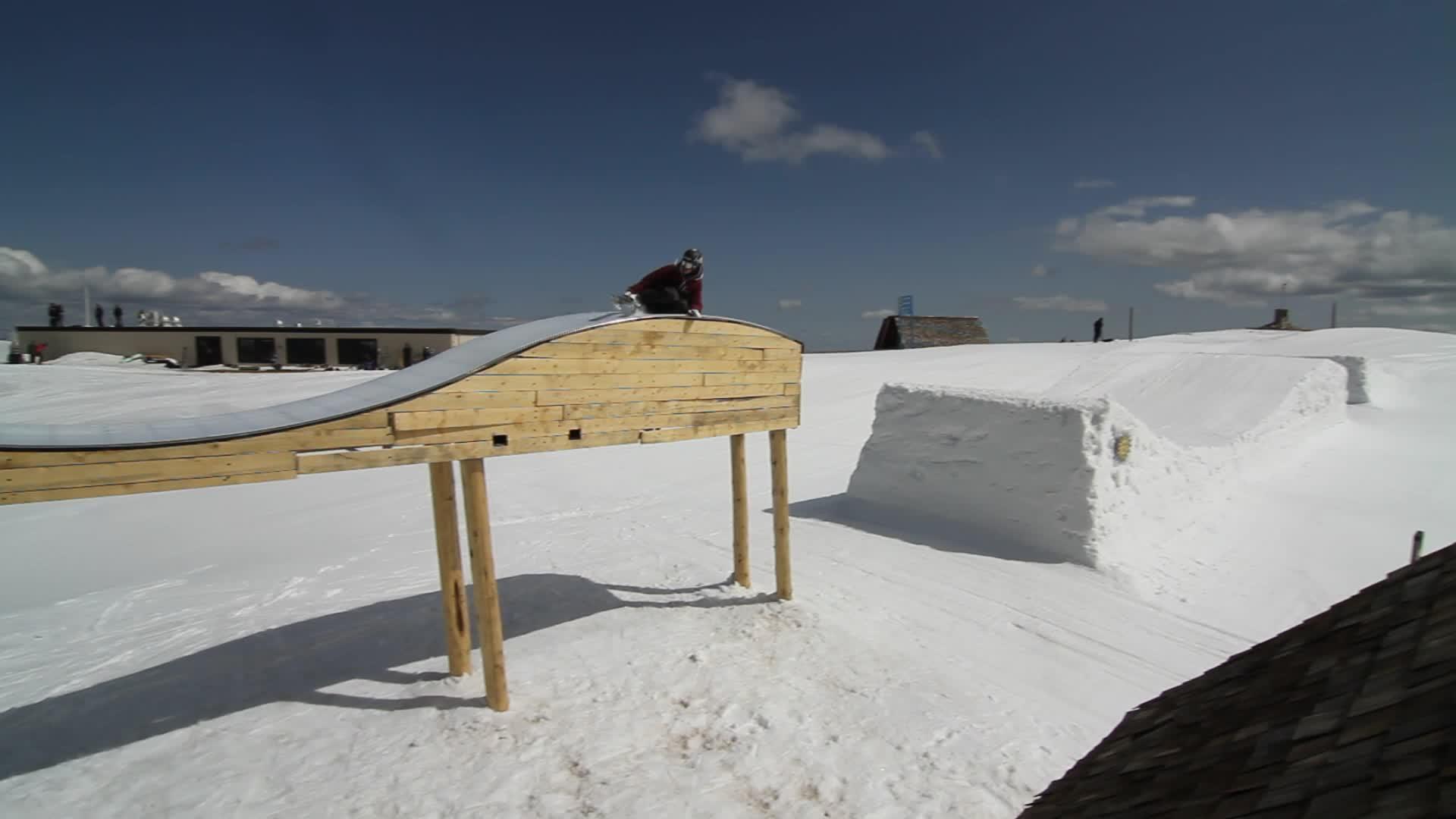 Skier Slips on Coffin Slide and Crashes Into the Snow | Jukin Licensing
