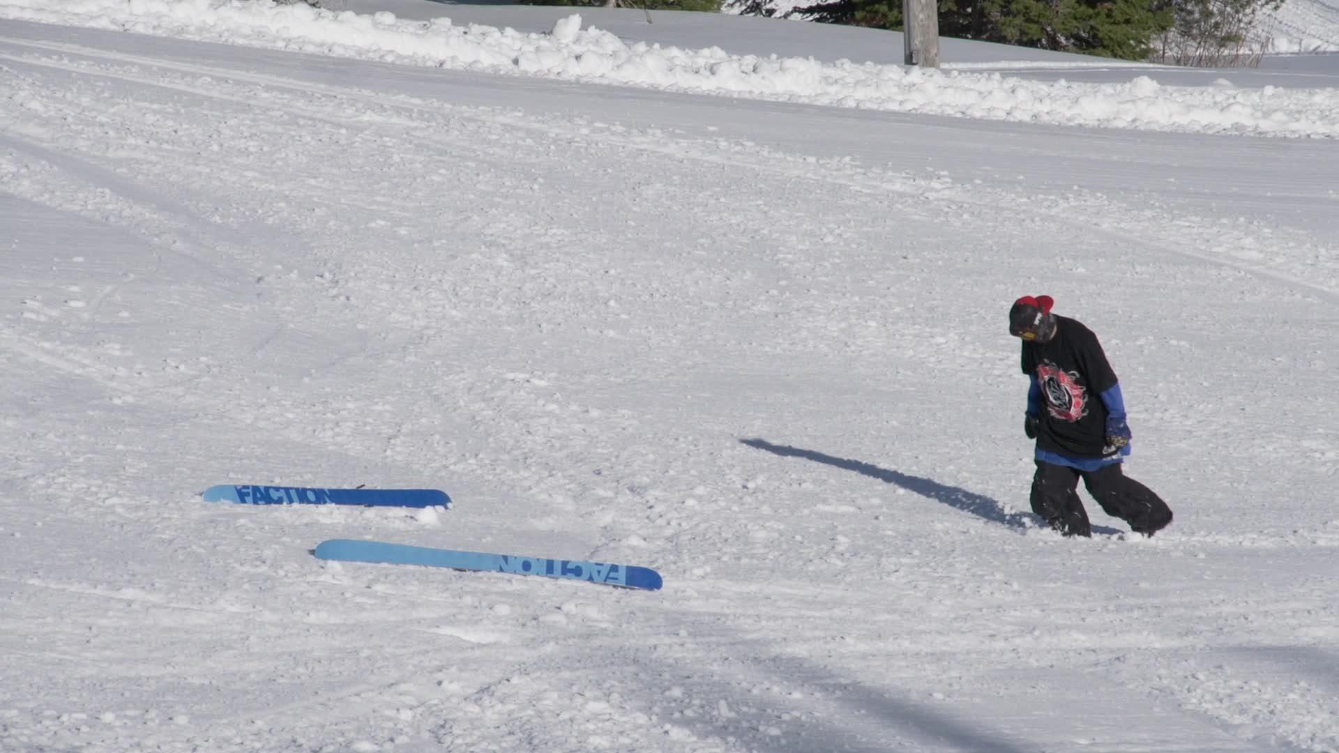 Skier Crashes Into Snow While Jumping Over Gap | Jukin Licensing