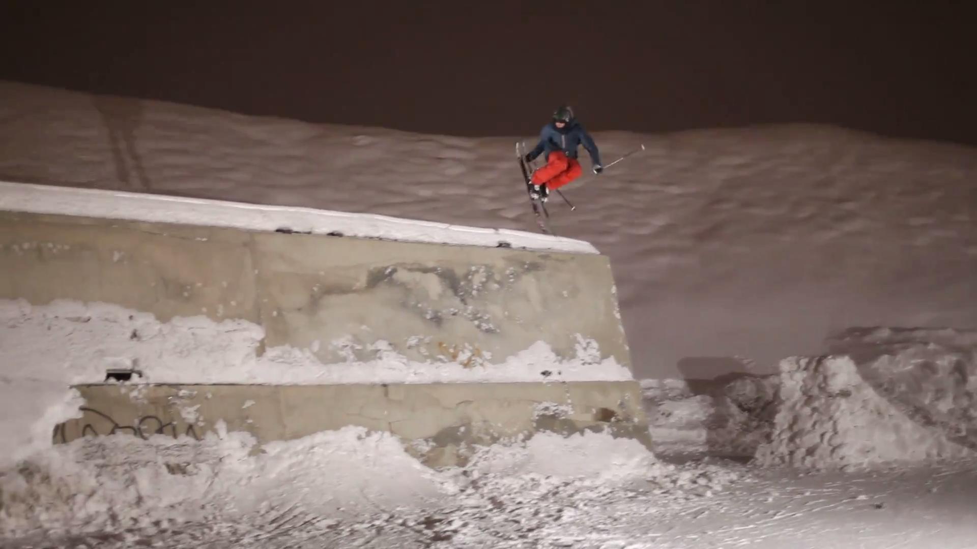Guy Fails To Ski Along Concrete Wall | Jukin Licensing