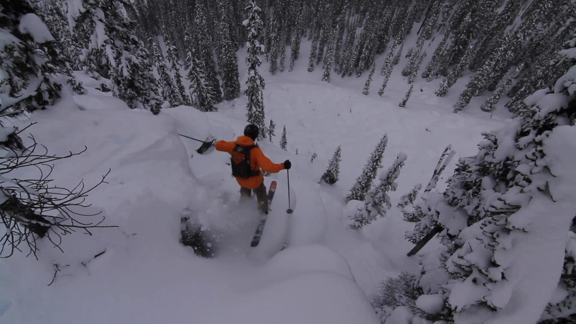 Skier Crashes Into Loose Snow While Attempting Skiing Downhill | Jukin ...
