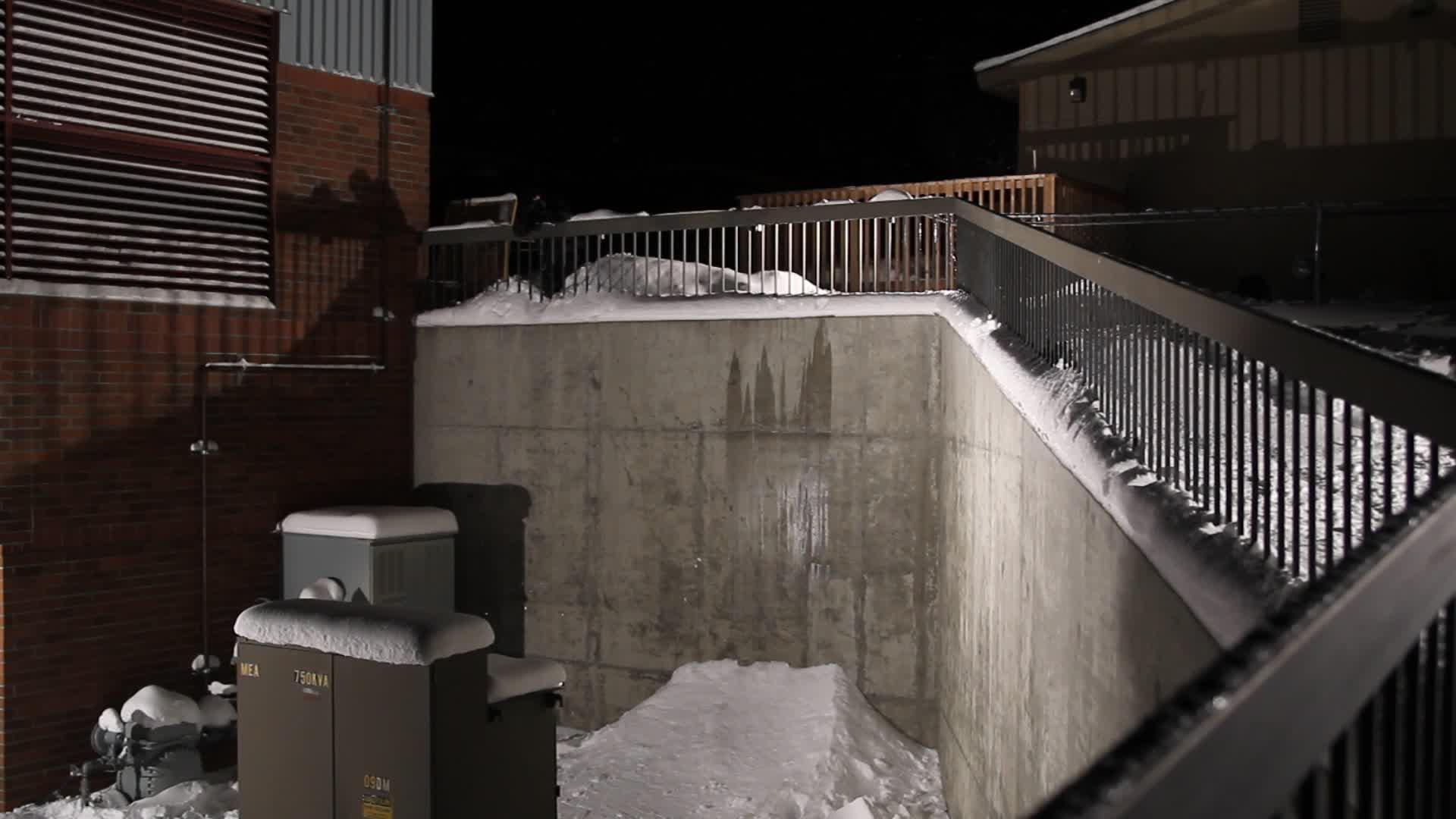 Skier Crashes While Jumping Off Rail at Considerable Height | Jukin ...