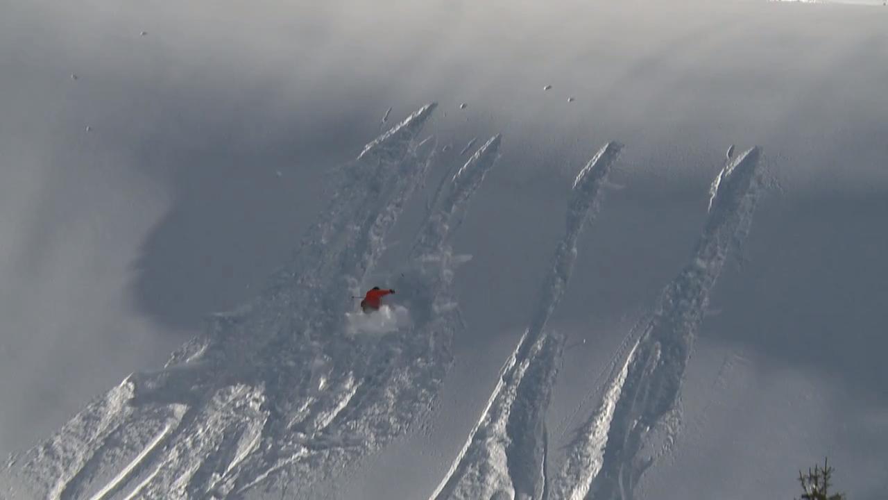 Skier Crashes Into Snow While Attempting Multiple Spins Mid-Air | Jukin ...