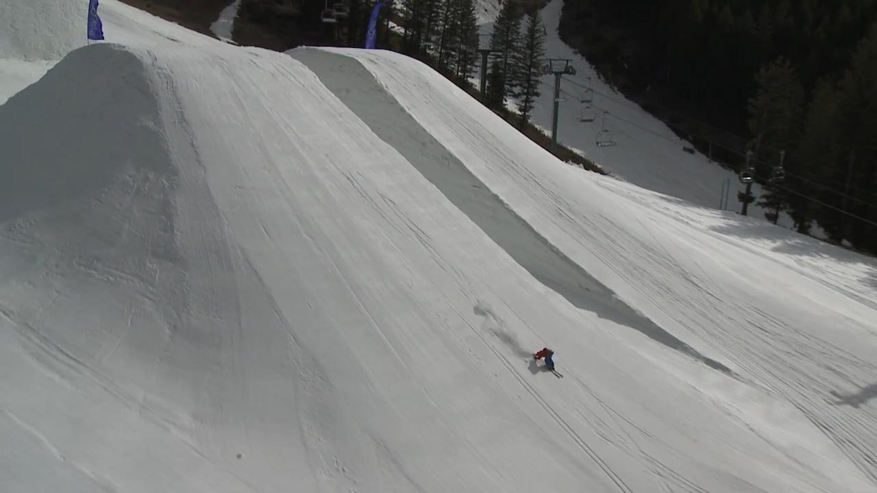 Guy Crashes Into Snow While Landing On Snowy Slope | Jukin Licensing
