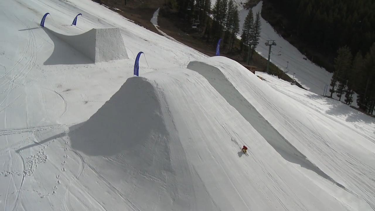 Guy Lands Smoothly After Launching Off Of Snow Ramp | Jukin Licensing