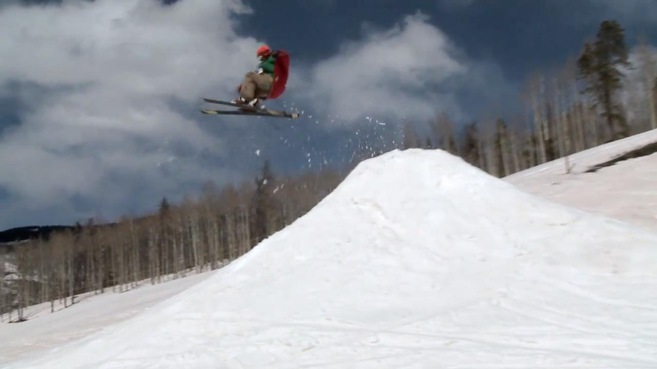 Guy Shows Amazing Skiing Tricks on Different Platforms | Jukin Licensing
