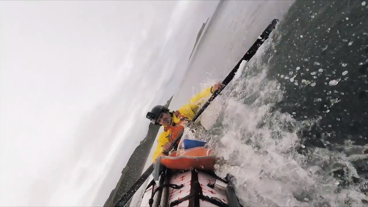 Kayak Capsizes While Man Rows it Through Water | Jukin Licensing