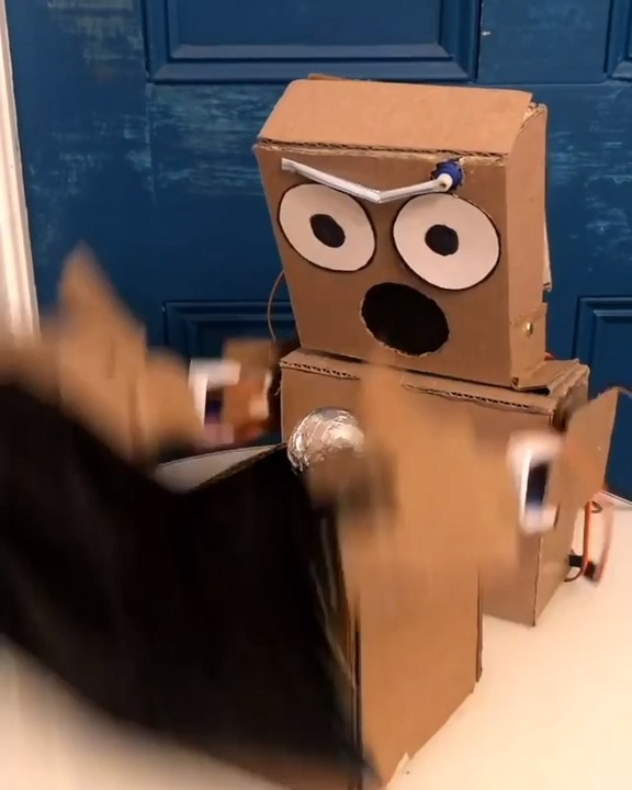 Cardboard Robot Does Magic Tricks | Jukin Licensing