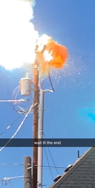 Person Witnesses Transformer Catching Fire And Bursting Into Flames ...