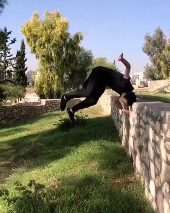 Blindfolded Guy Trying to Dodge Swinging Water Bottles as Challenge ...