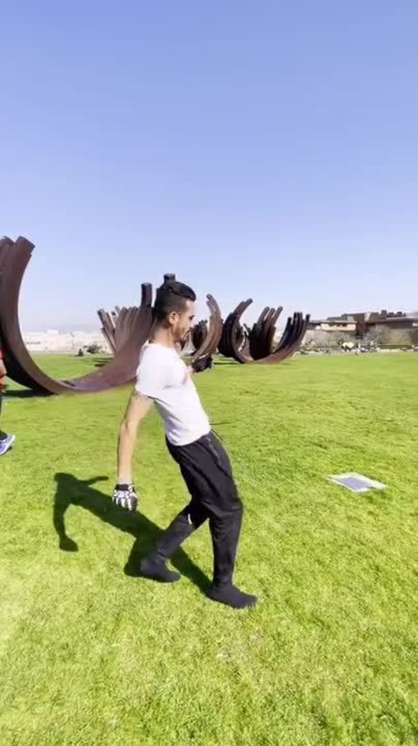 Guy Displays Multiple Front Flips Consecutively At One Place While ...