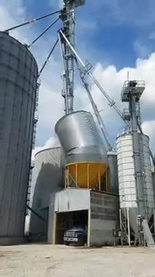 A Tank of Corn Collapses and Catches Fire | Jukin Licensing