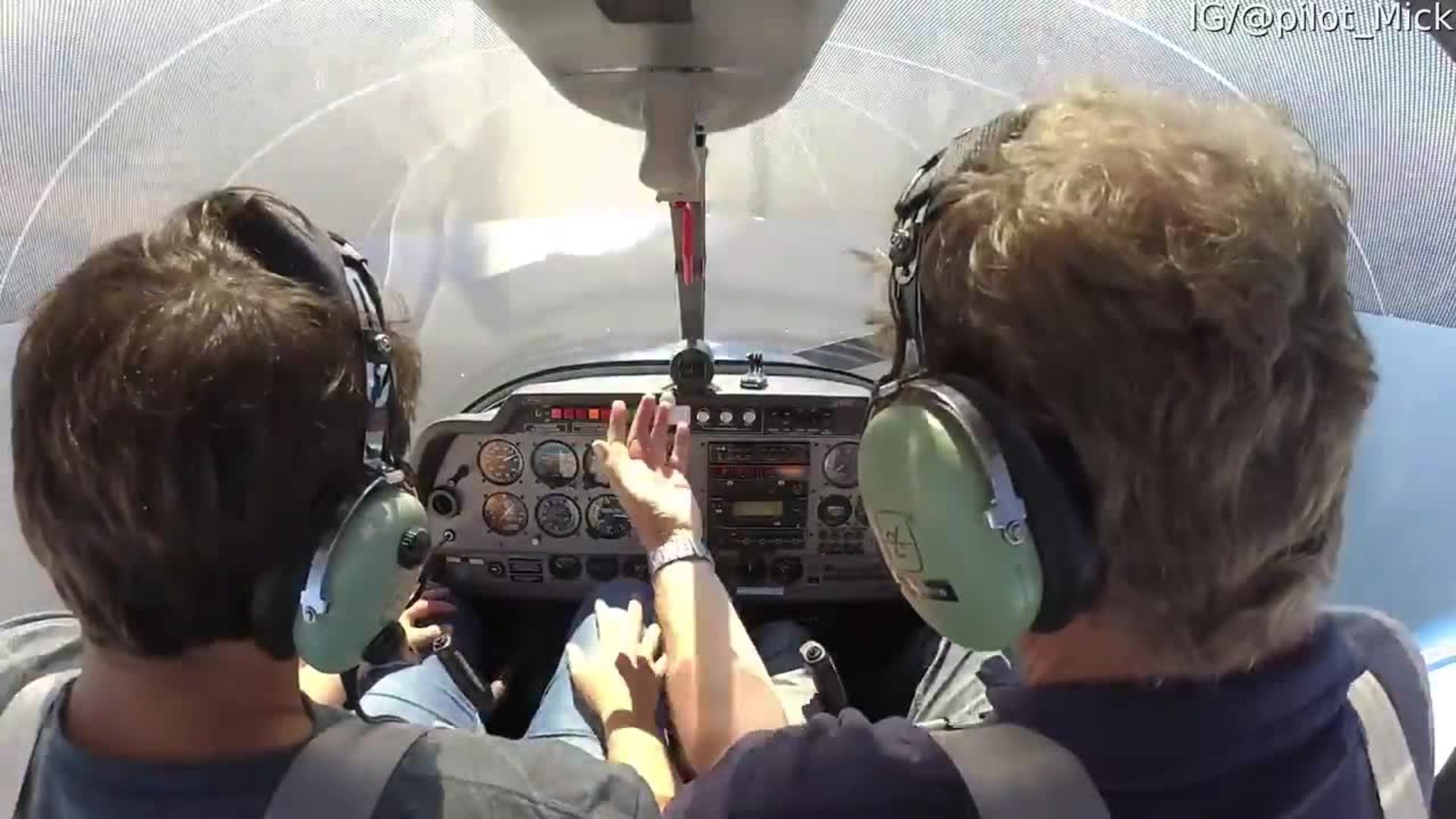 Airplane Spinning Over Ocean for Spin Training | Jukin Licensing
