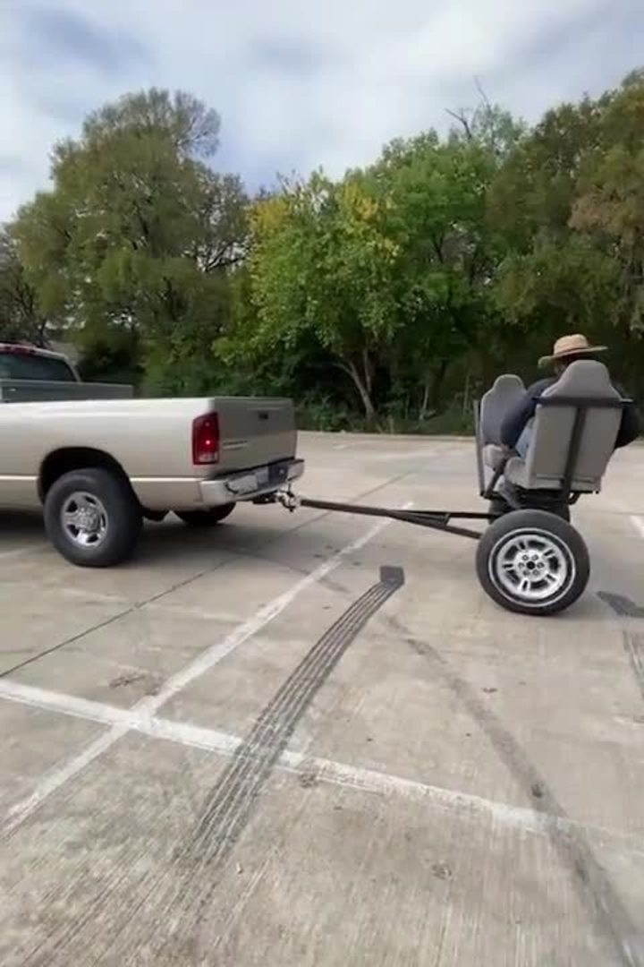 Men Experience Custom Built Spinning Chair Ride | Jukin Licensing