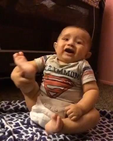 Baby Falls Backward While Rocking to Song | Jukin Licensing