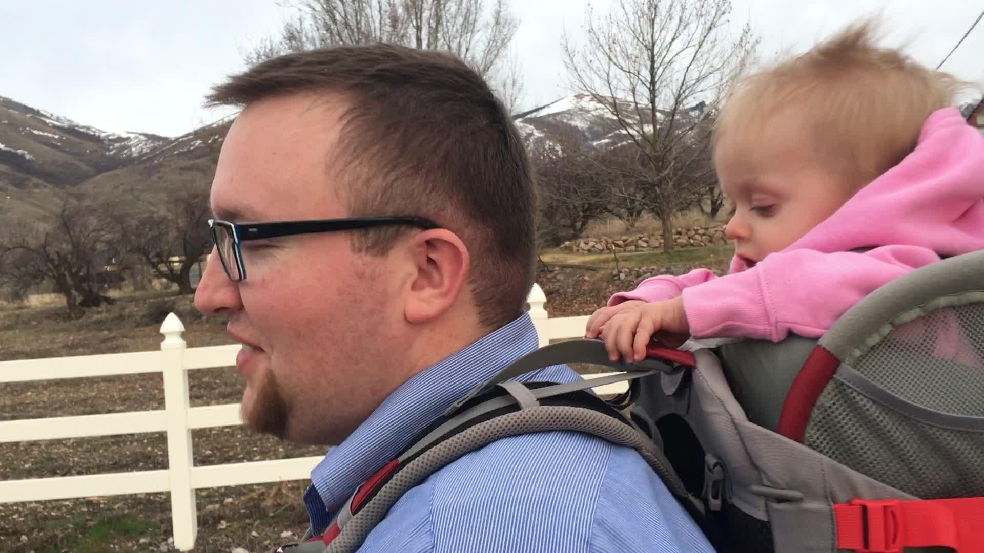 Baby Laughs after Blowing Raspberries on Dad | Jukin Licensing