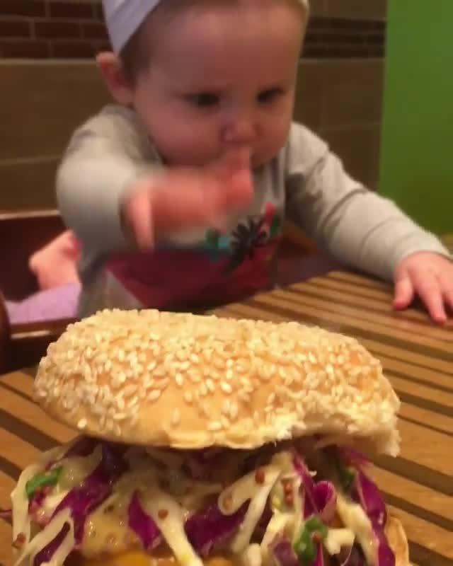 Baby Demands Large Burger | Jukin Licensing