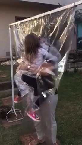 Grandparents Create Hug Glove to Hold Grandchildren Again | Jukin Licensing