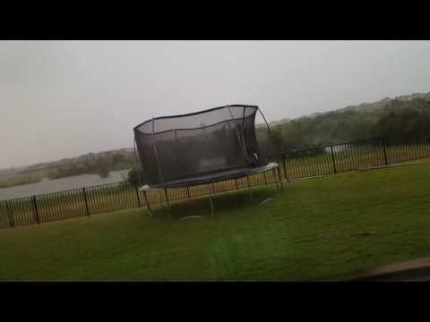 Storm Blows Trampoline Away | Jukin Licensing