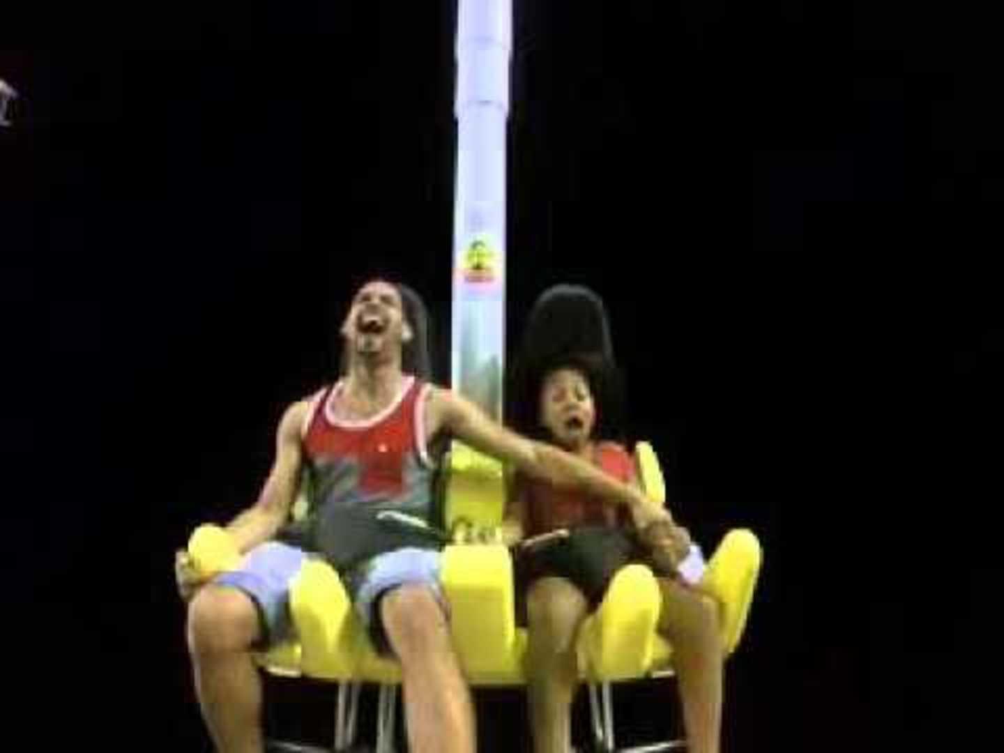 Girl Passes out on High Swinging Pendulum Ride | Jukin Licensing