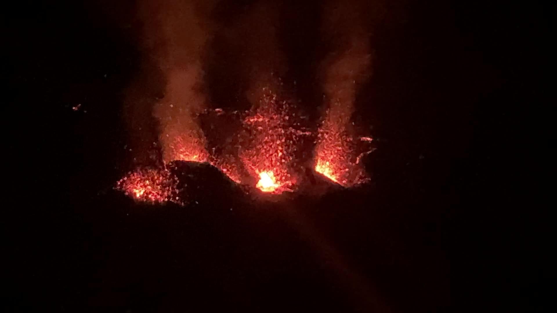 Lava Erupts From Volcano in France | Jukin Licensing