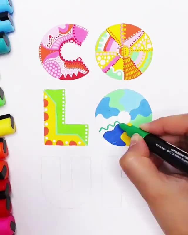 Beautiful Marker Pen Art Captured in a Time Lapse Video | Jukin Licensing