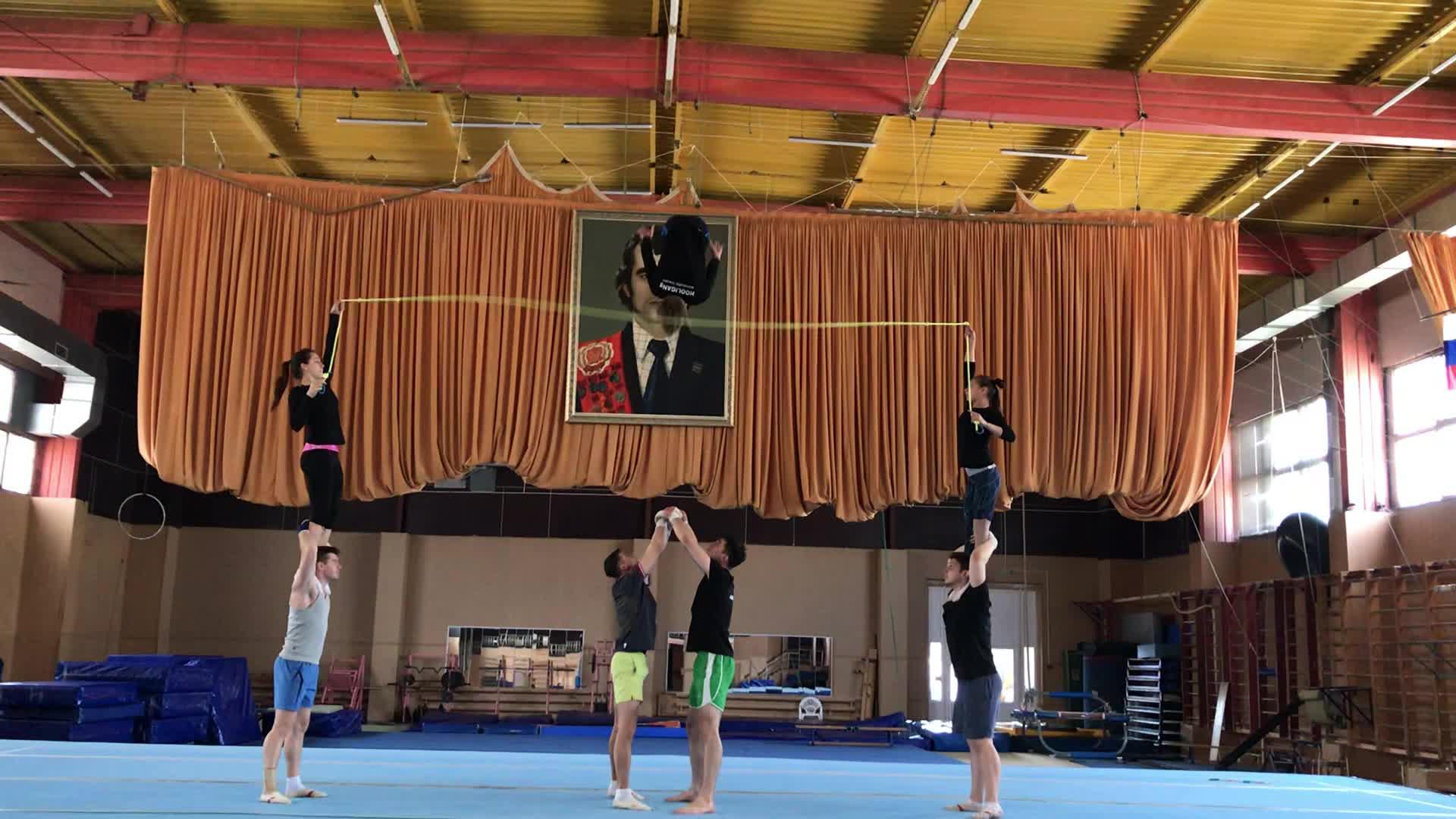 Acrobat Simultaneously Jumps Rope And Does Flips | Jukin Licensing