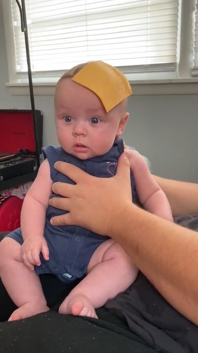 Cheese Slice Helps Baby Stop Crying. | Jukin Licensing