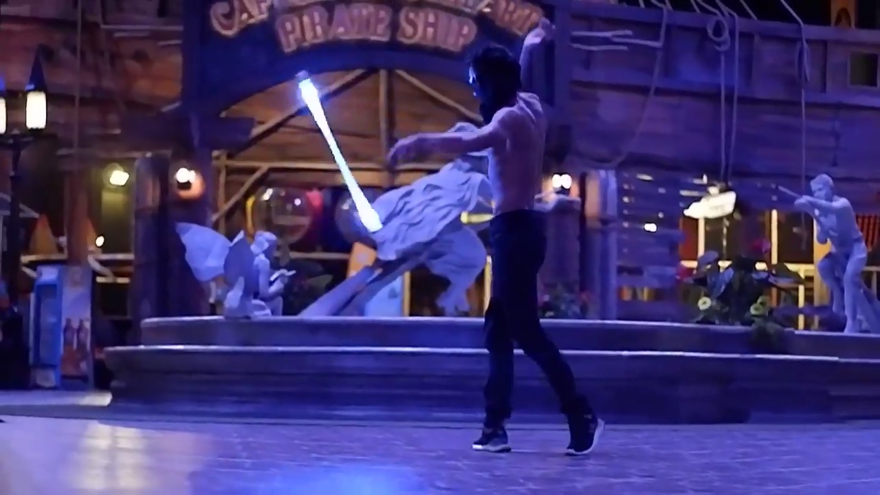 Man Performs With Levitating Glowing Stick | Jukin Licensing