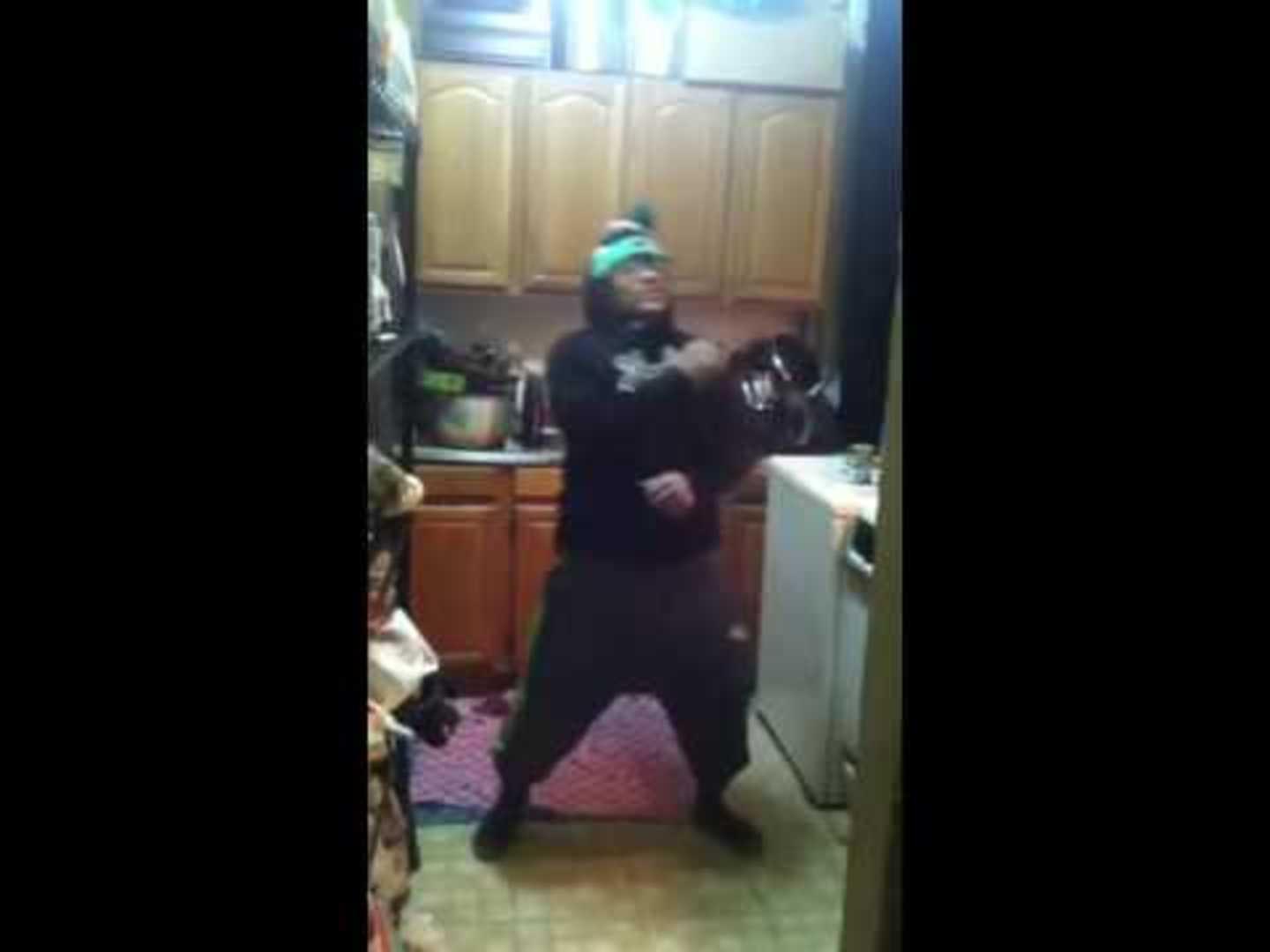 Dancing Guy Slips in the Kitchen | Jukin Licensing