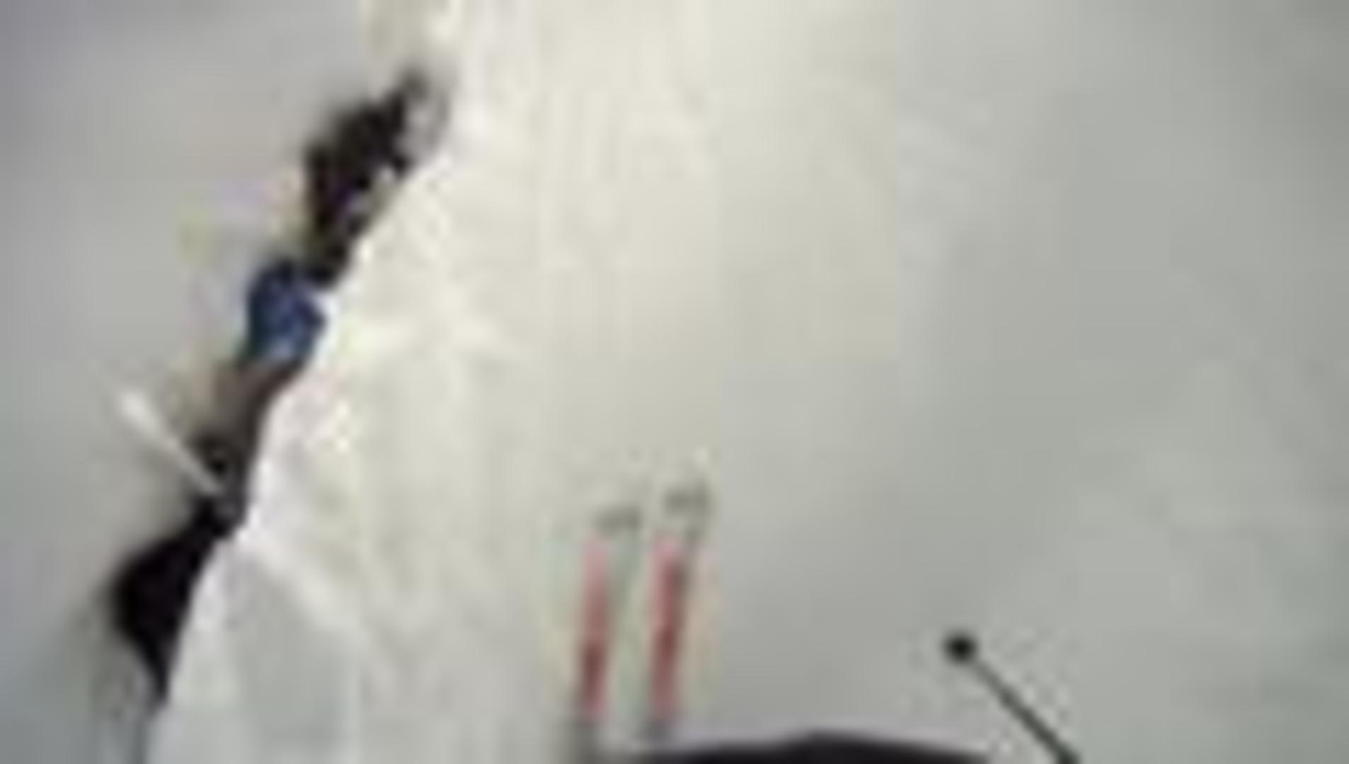 Skier Records Snowboarder Falling into Frozen River | Jukin Licensing