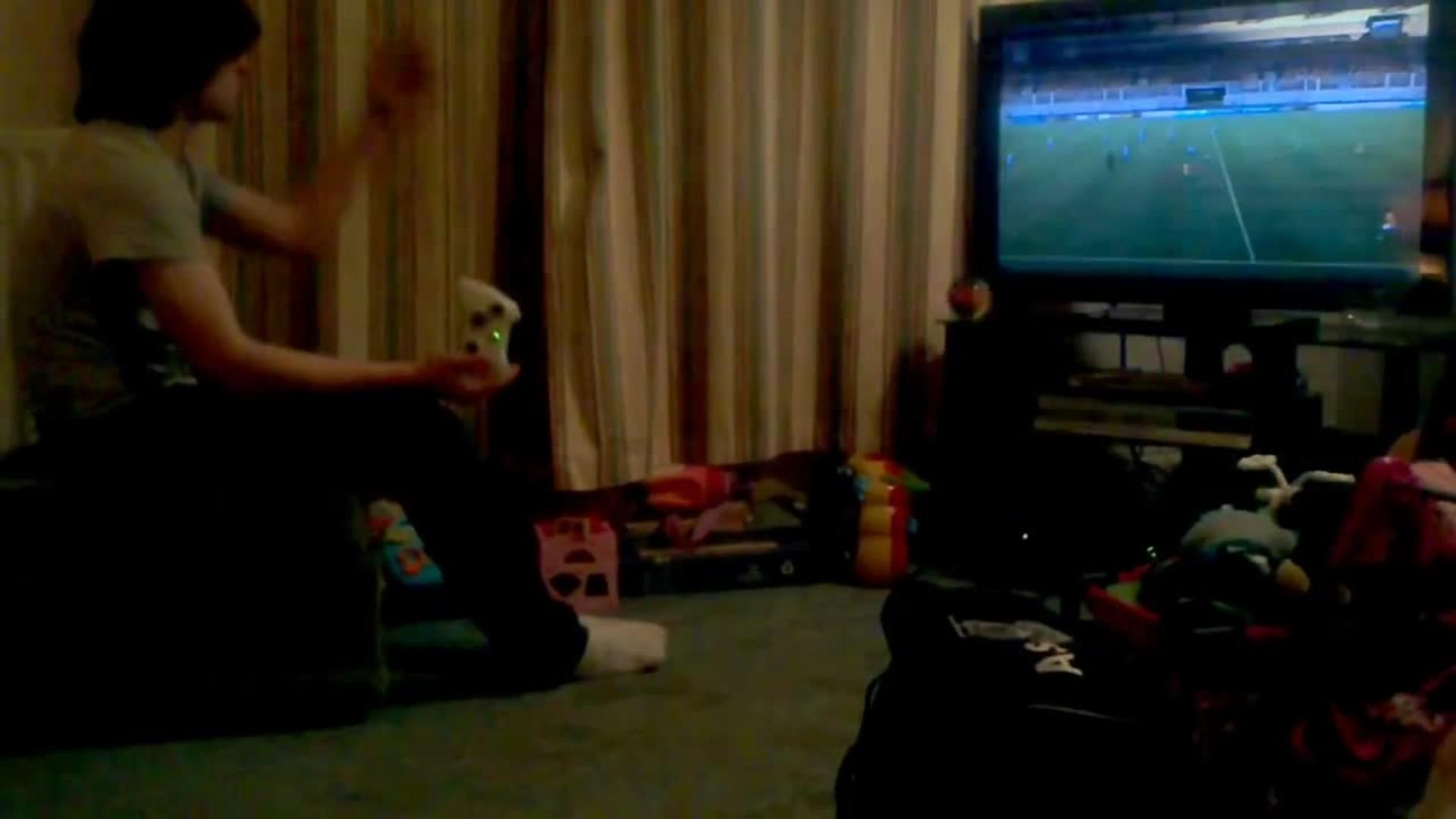 Video Gamer Throws Controller and Breaks TV | Jukin Licensing