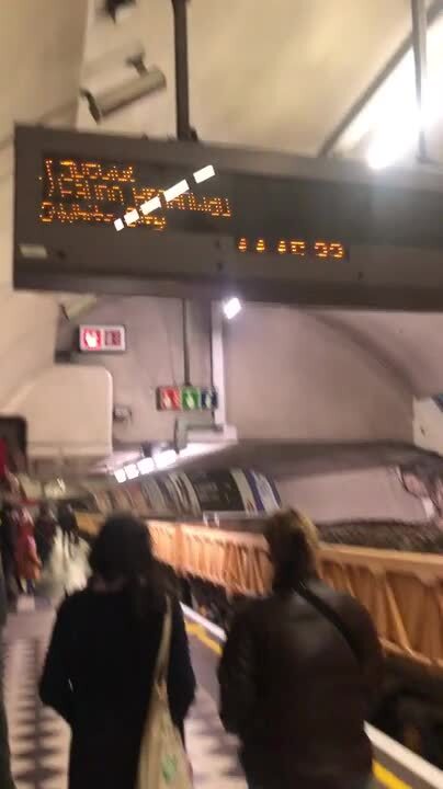 Freight Train Passes Through London Underground Tube Station | Jukin ...