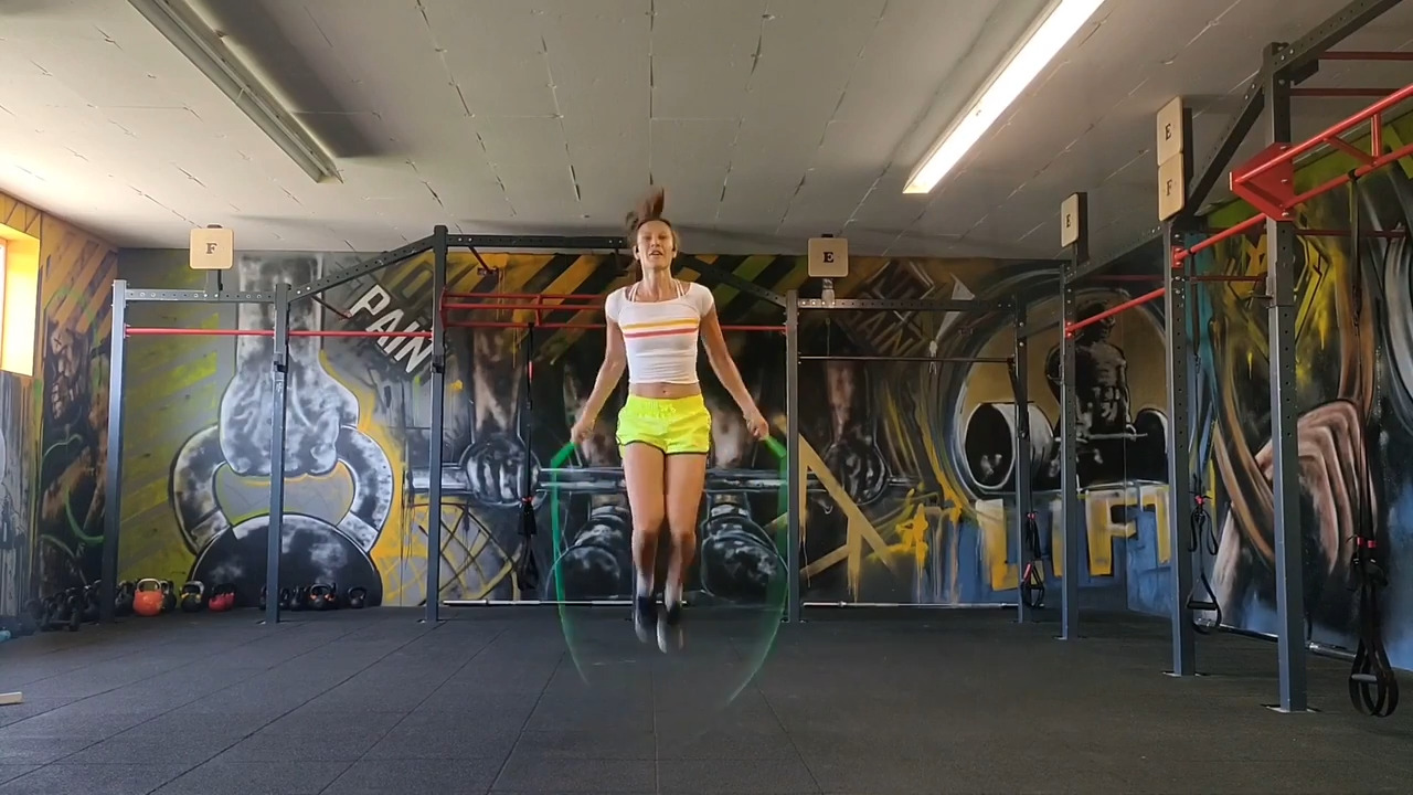 Gymnast Attempts Amazing Dance Moves and Tricks With Jump Rope | Jukin ...