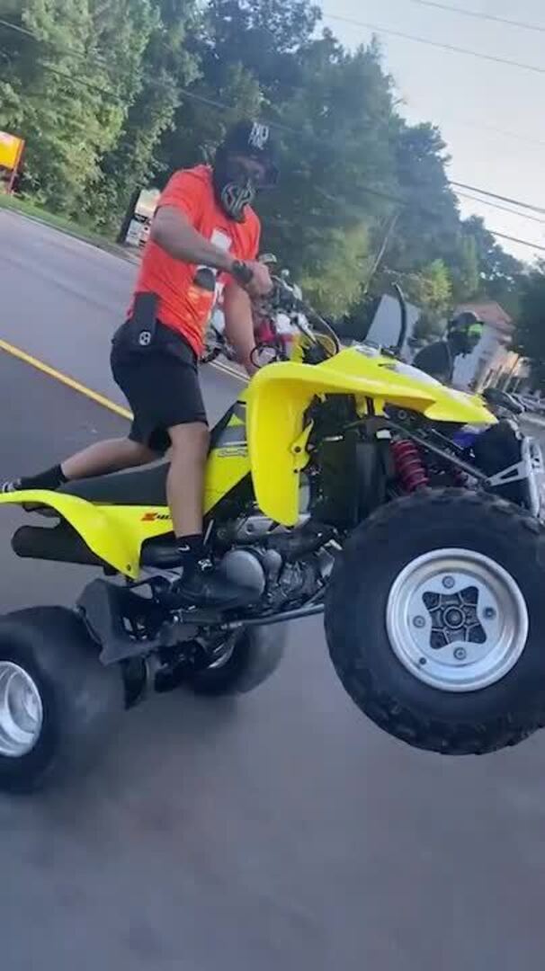 Man on Yellow Four-Wheeler Pulls Impressive Stunts | Jukin Licensing