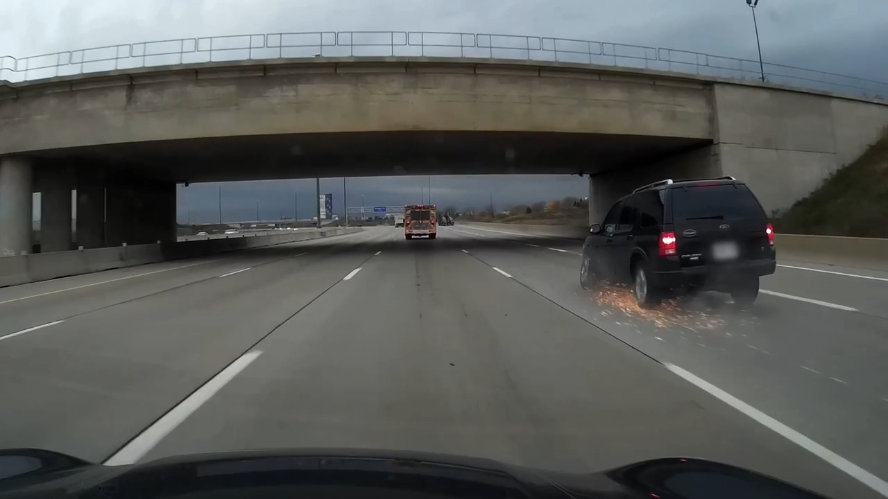 Dashcam Captures Catastrophic Wheel Failure | Jukin Licensing