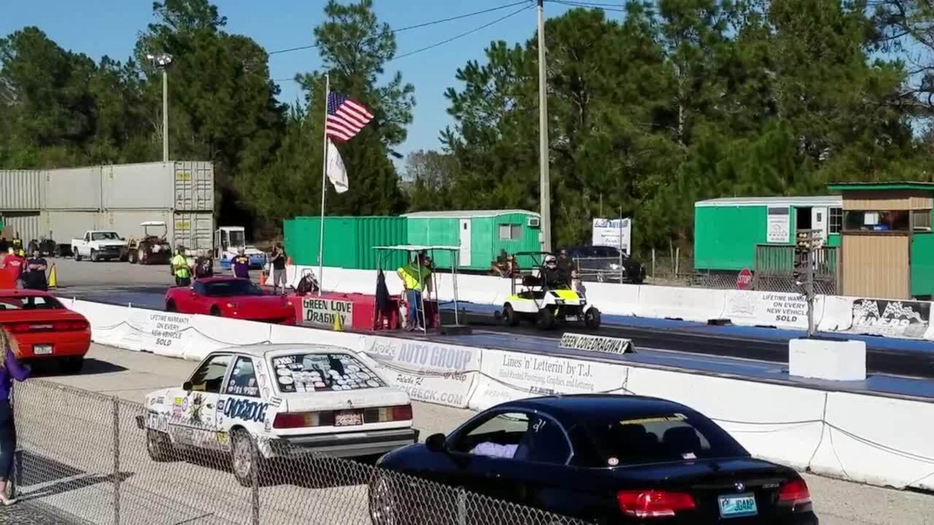 Modified Golf Cart Beats Racecar in Race | Jukin Licensing