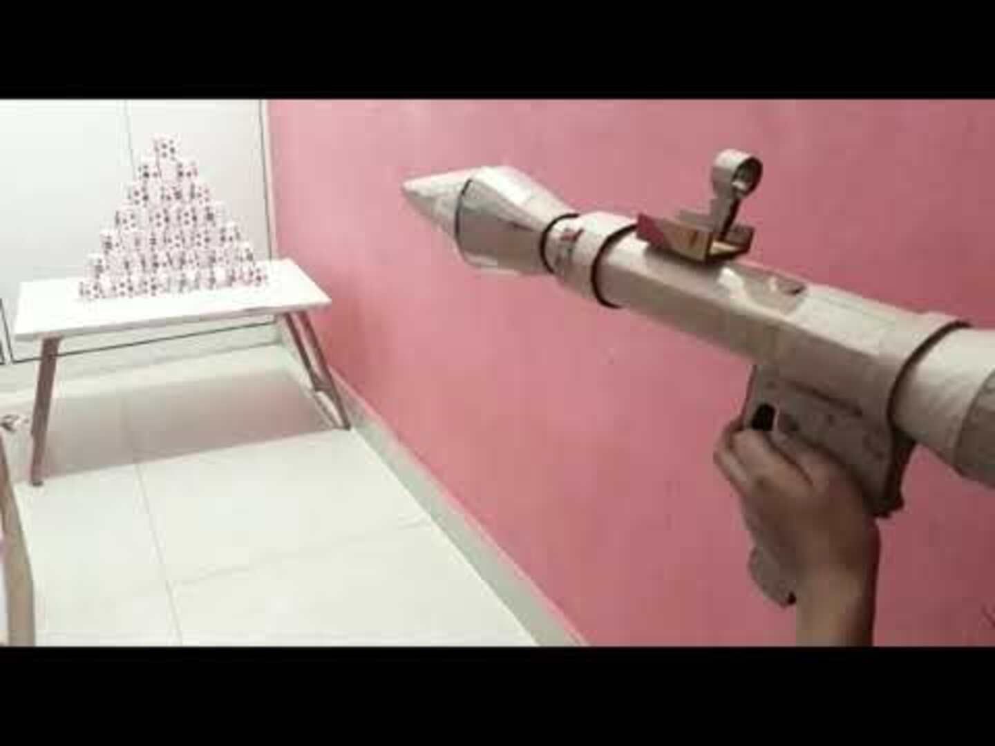 Person Creates Amazing Rocket Launcher Out Of Cardboard | Jukin Licensing